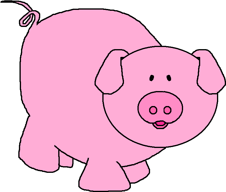 Pigs Clip Art - Pig Clipart - (828x682) Png Clipart Download