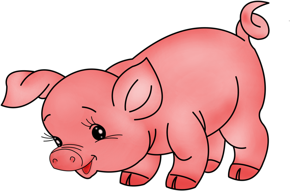 Farm Animals Clipart Pig - Full Size PNG Clipart Images Download