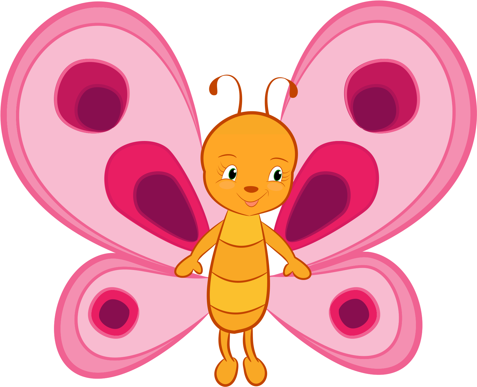 Moth Clipart Cute Butterfly - Clip Art Pics For Butterfly - (1697x2400 ...