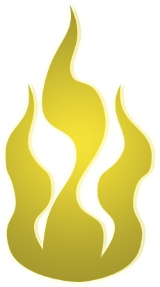 Clipart Yellow Fire Png - Emblem - (347x470) Png Clipart Download