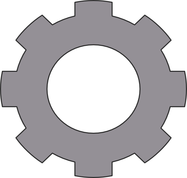 Cog Clip Art At Clker Com Vector Clip Art Online Royalty - Gear ...