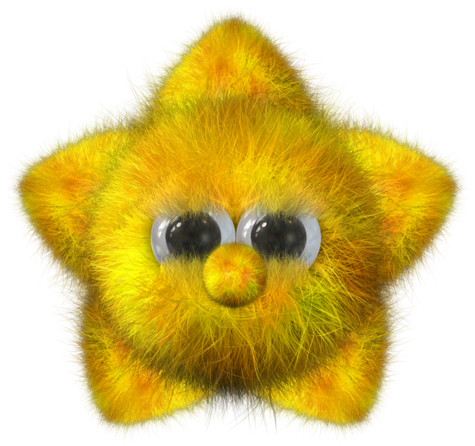 Fuzzy Clipart Fuzz - Fuzzy Faces Cartoon - (1024x1024) Png Clipart Download