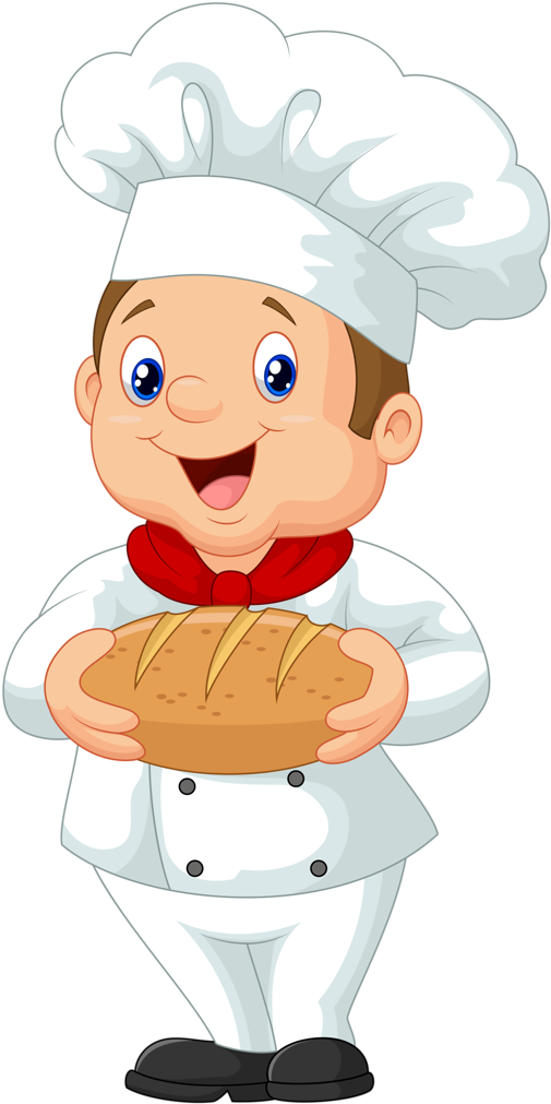 Chef And Chicken - Imagenes De Un Panadero Animado - (512x1024) Png ...