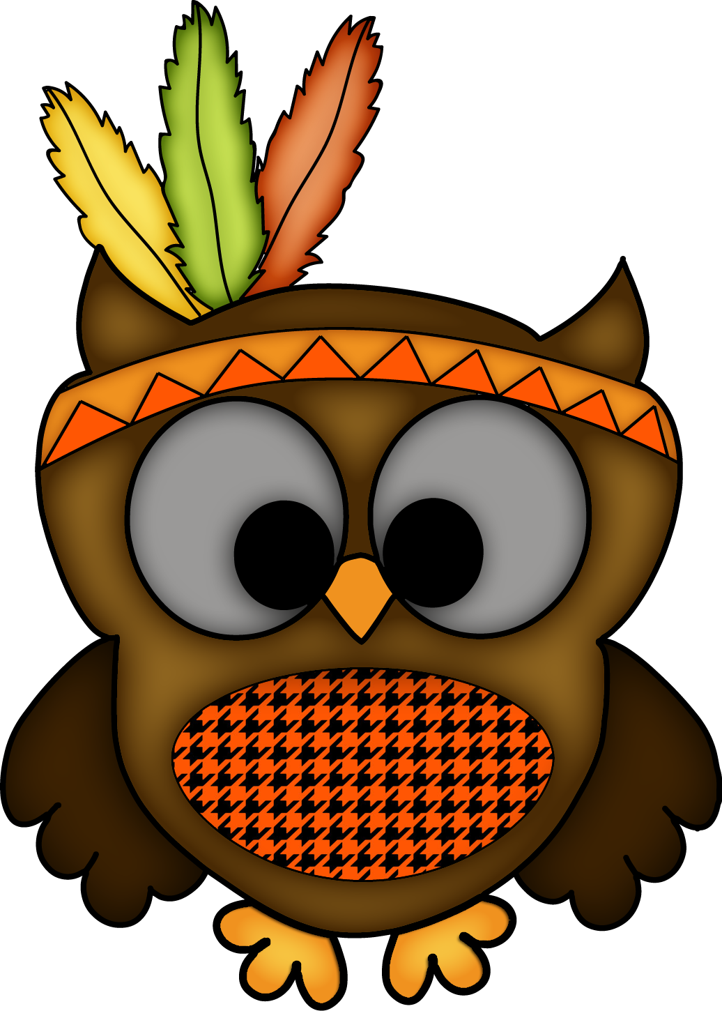Thanksgiving Owl Sample - Calm Owl Clipart - (1036x1450) Png Clipart ...