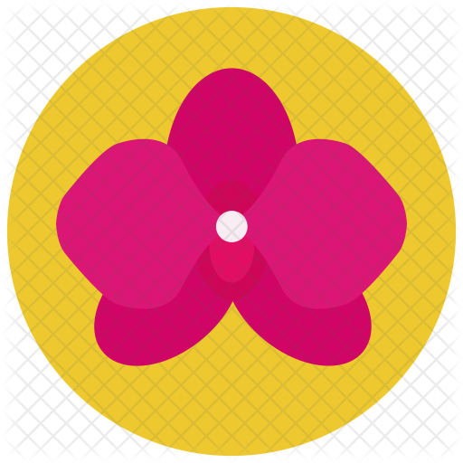 Flower Icon - Circle - (512x512) Png Clipart Download
