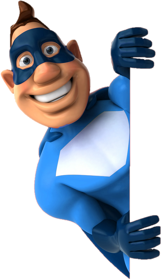 Red Superhero - (736x1125) Png Clipart Download