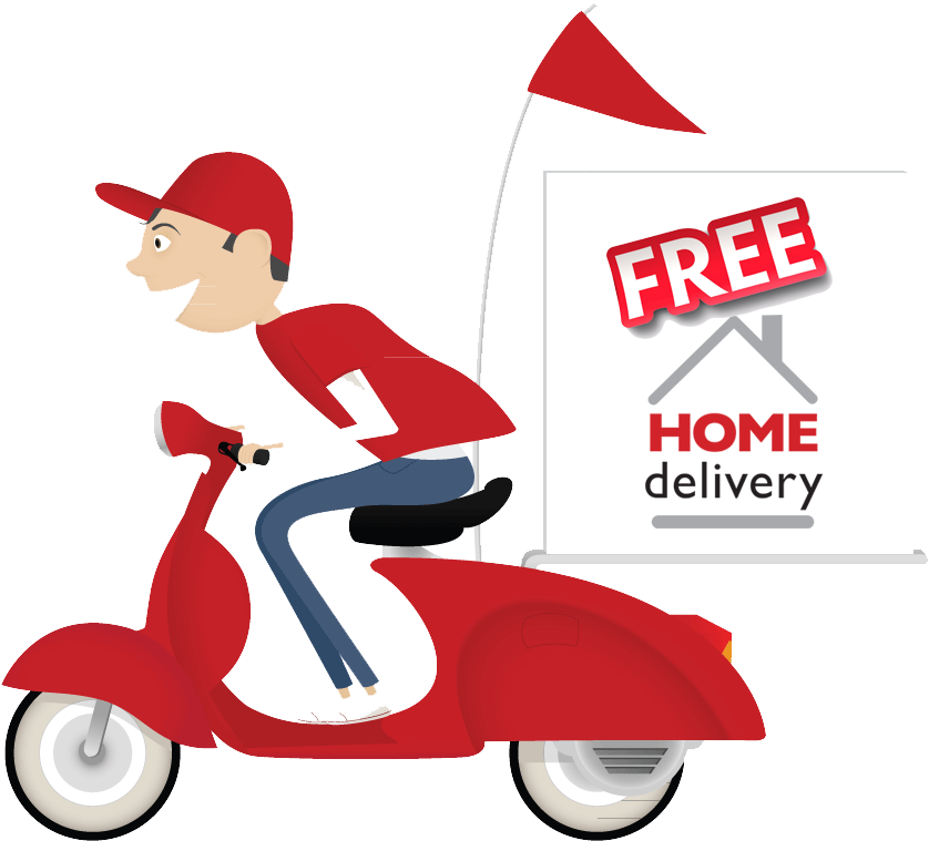 Free Home Delivery - Home Delivery Boy Png - Full Size PNG Clipart ...
