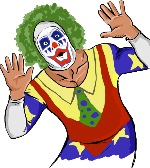 Doink The Clown By Lucapoison - Doink The Clown Logo - (615x768) Png ...