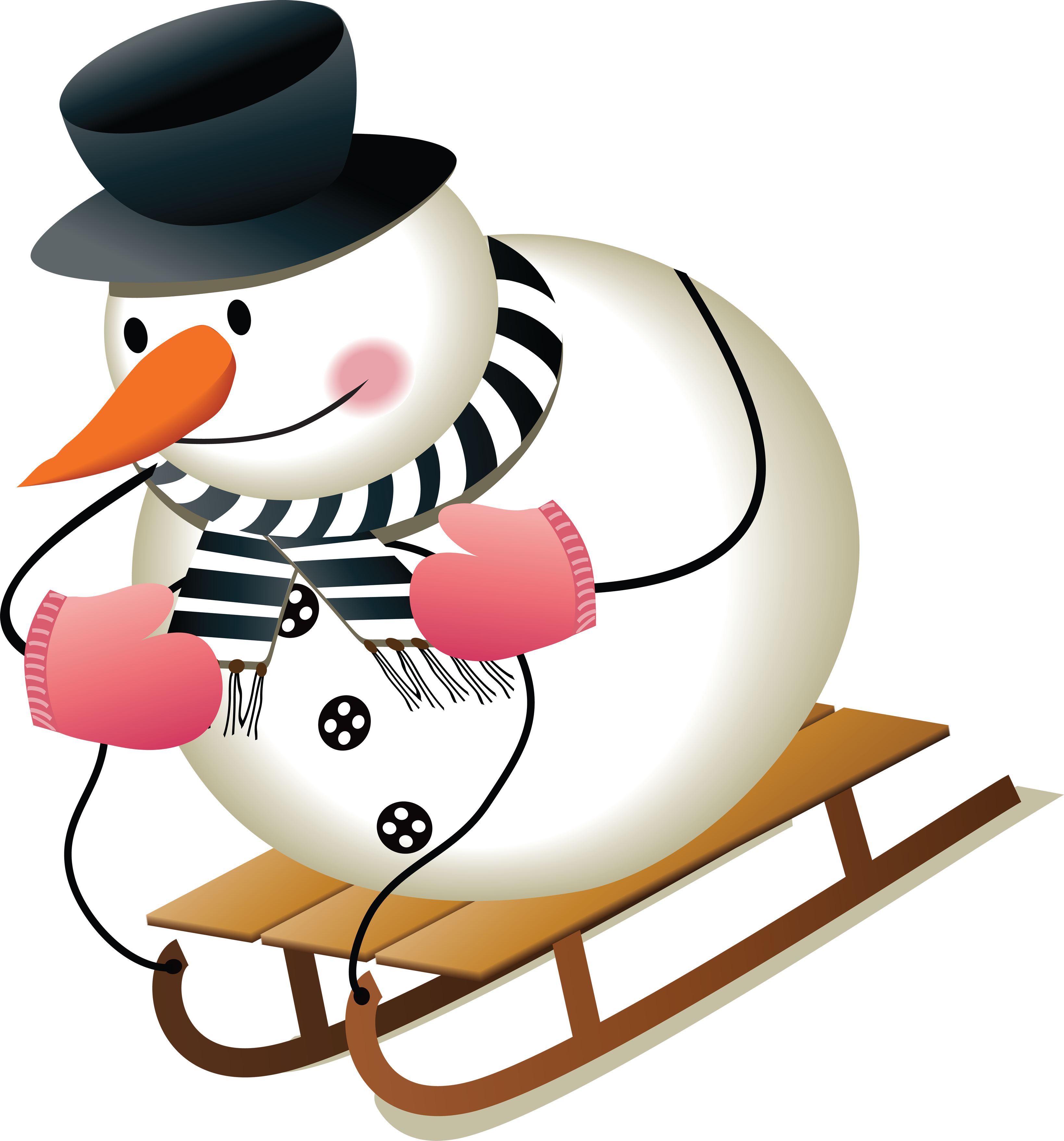 Snowman Png Image - Cute Snowman Clipart - (3277x3513) Png Clipart Download