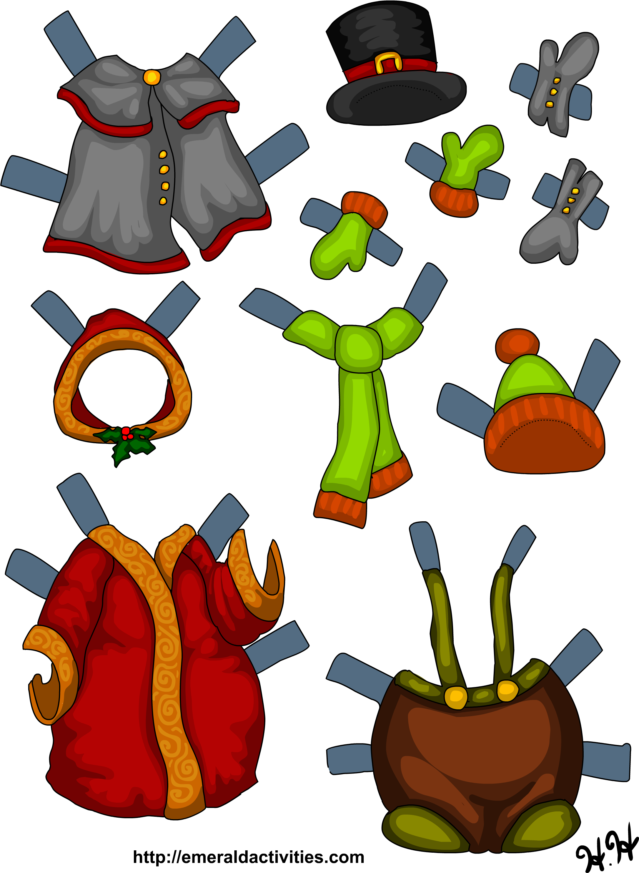 Snowman Page 1 - Snowman Paper Doll - (2197x2998) Png Clipart Download