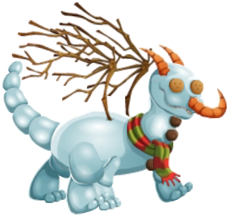 Snow Man Dragon 3b - Snowman Dragon Dragon City - (450x427) Png Clipart ...