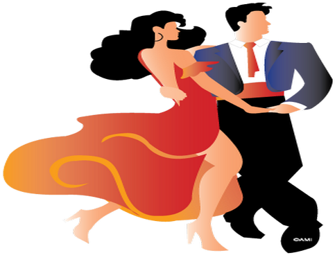 Tango - Cha Cha Dance Clip Art - Full Size PNG Clipart Images Download
