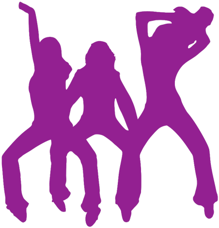 Three Purple Dancers - Dance - (481x500) Png Clipart Download