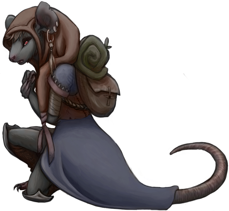 06, August 23, 2014 - Pathfinder Ratfolk Female - (1016x786) Png ...