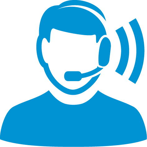 Customer Service Icon Blue - (473x473) Png Clipart Download