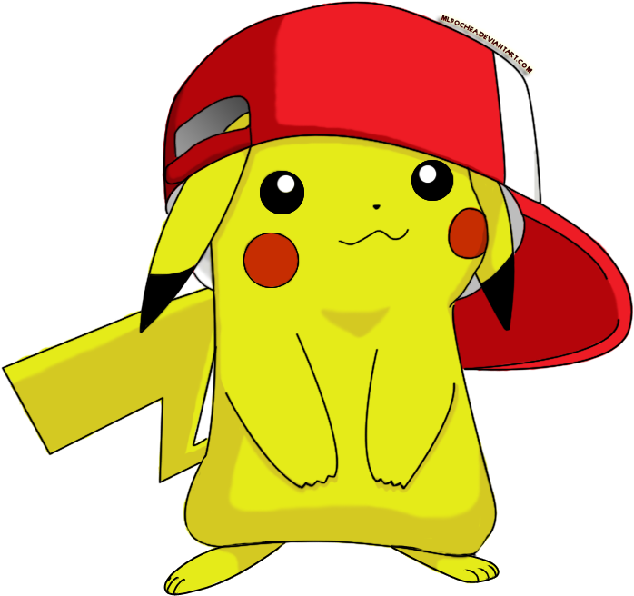 Pikachu With Hat Drawing - Pikachu Wallpaper Hd - (777x679) Png Clipart ...