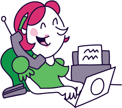 Cartoon Comics Office Administration Clip Art - Admin Cartoon ...