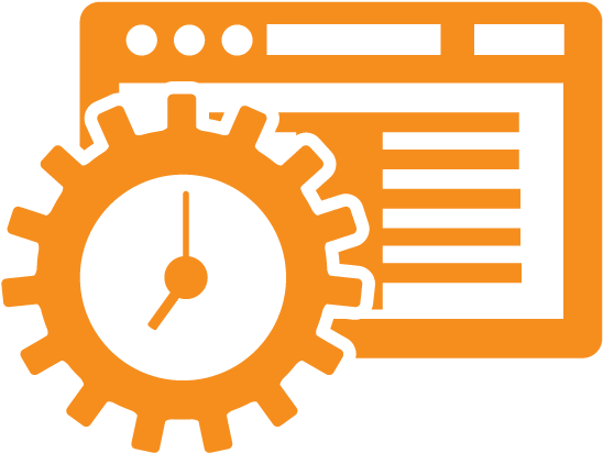 Technology Foundation - Orange Technology Transparent Icon - (583x448 ...