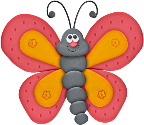Craft - Clipart Bugs Butterfly - (500x434) Png Clipart Download