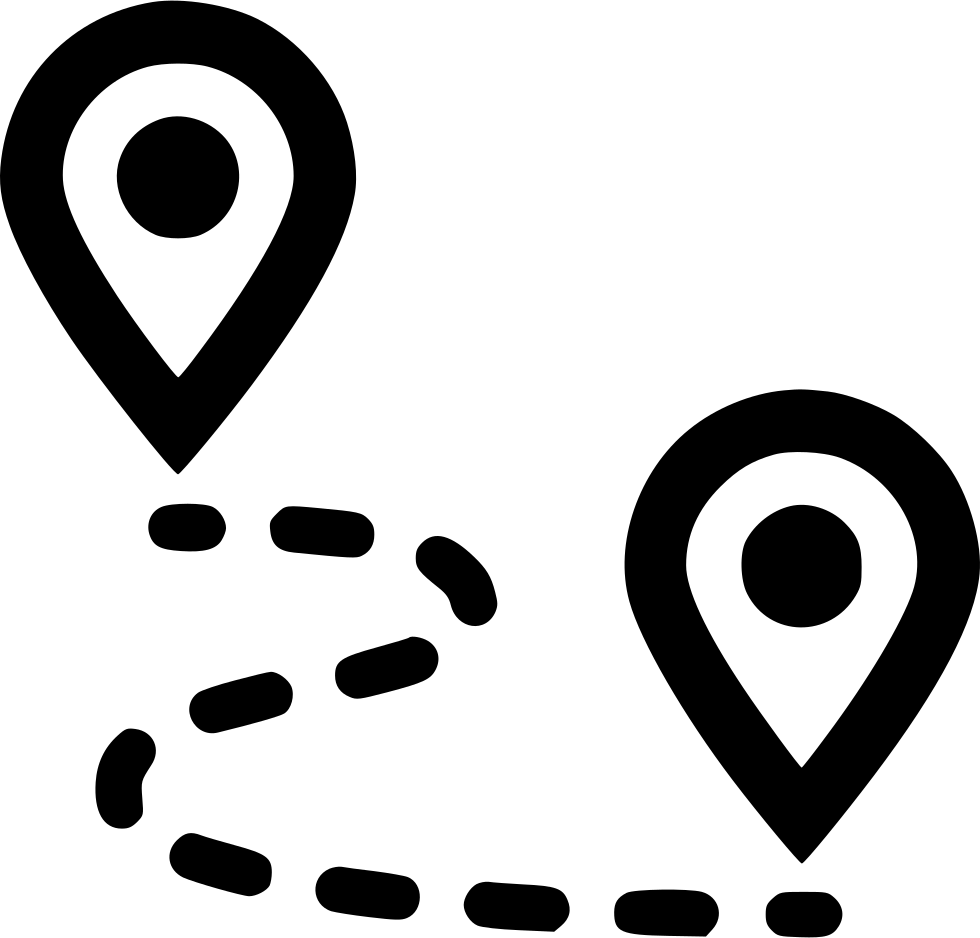Route Pin Gps Map Marker Navigate Navigation Plan Road - Road Icon Png ...