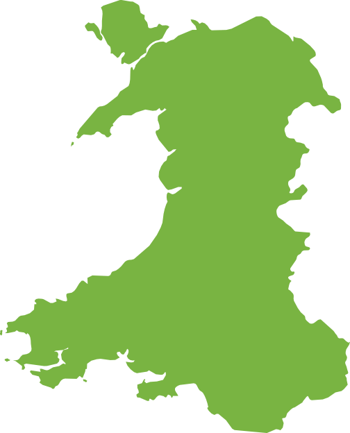 Map Of Wales - Map Of Wales Local Authorities - Full Size PNG Clipart ...