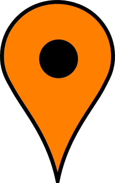 Map Clipart Marker - Google Maps Orange Marker - (372x594) Png Clipart ...