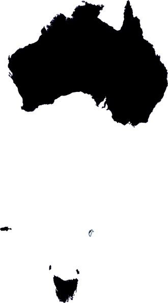 Australia Map Clip Art - Australia Map - (330x593) Png Clipart Download