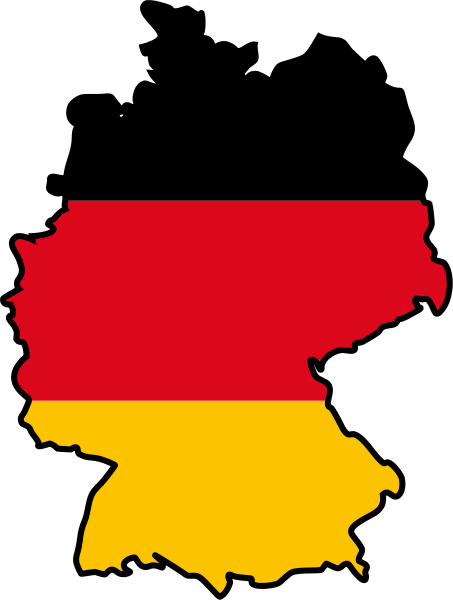 German Flag Map - Germany Map Png - Full Size PNG Clipart Images Download