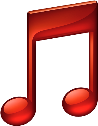 Note Red Icon Free Download As Png And Ico Formats, - Red Music Note ...