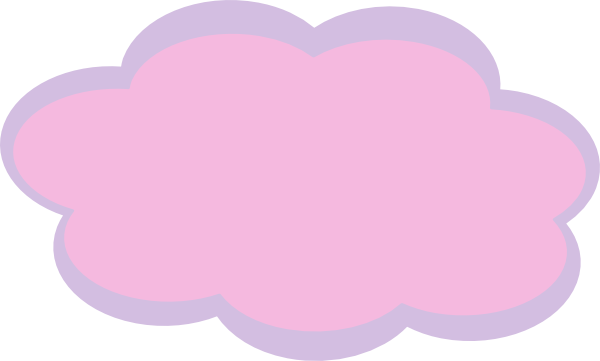 Pink Cloud Clip Art At Clker - Cloud Clip Art Pink - (600x361) Png ...