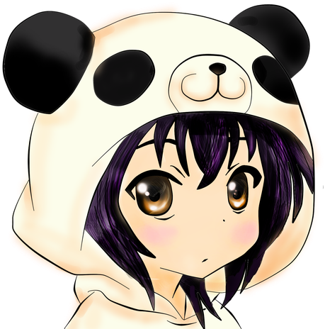 1 - Anime Panda - (500x500) Png Clipart Download