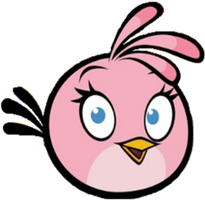 Stella - Angry Birds Pink Bird - (420x420) Png Clipart Download