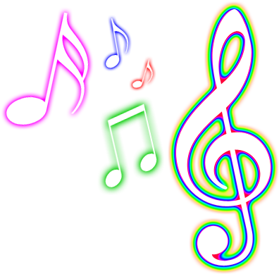 Color Music Notes Clipart Collection - Colorful Music Notes Png ...