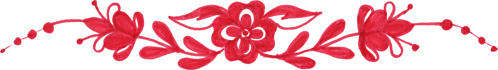 Free Download - Maroon Border Design Png - (1687x238) Png Clipart Download