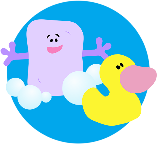 Blue's Clues Slippery Soap With Rubber Duck - Slippery Soap - (550x500 ...