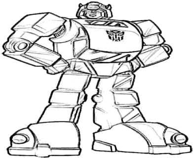 Optimus Prime Bumble Bee Transformer Coloring Page - Bumble Bee ...