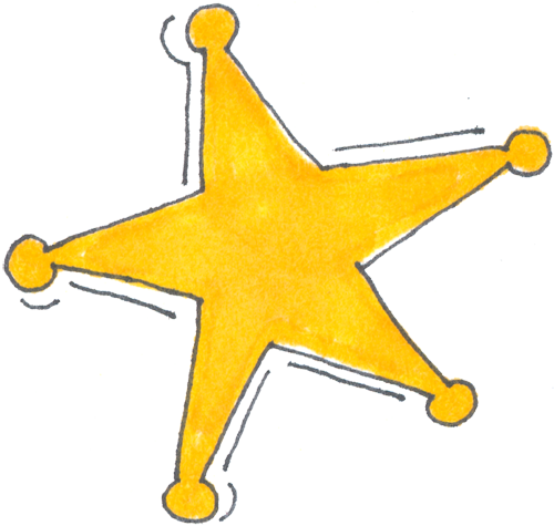 Police Shield, Sheriff Star - Sheriff Star Cartoon Png - (500x475) Png ...