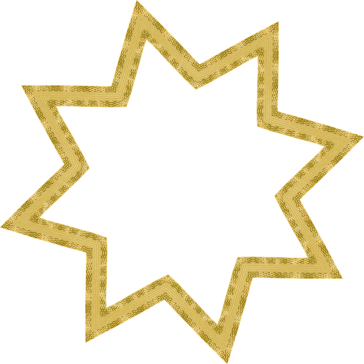 Pictures Of Cartoon Stars 28, - Bahai Nine Pointed Star - (720x720) Png ...