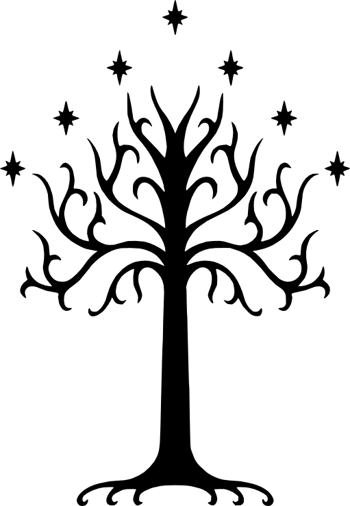 49 - 25 Kb - Lord Of The Rings Tree - (511x739) Png Clipart Download