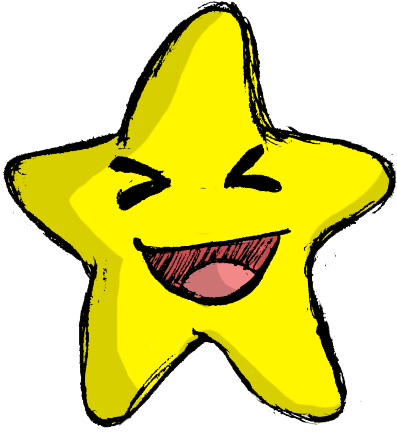 Cute Star Clipart - Star Cute Clip Art - (486x522) Png Clipart Download