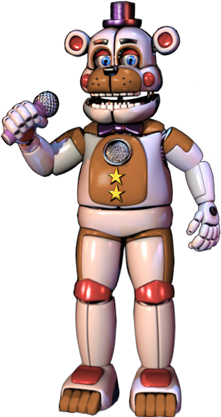 Funtime Rockstar Freddy - Fnaf Funtime Rockstar Freddy - (363x606) Png ...