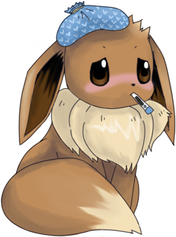 One Of Your Favorite Normal Type Pokemon Feeling Sick - Cartoon ...