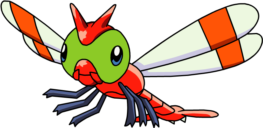 Yanma Evolution Chart - Yanma Pokemon - (877x424) Png Clipart Download