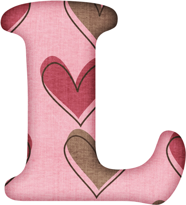 Alfabeto Corazonesl - Heart - (1024x928) Png Clipart Download