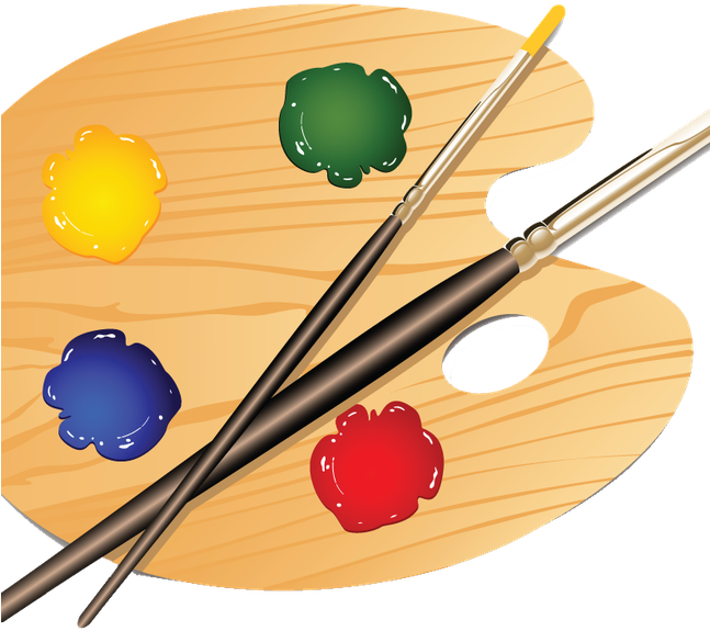 Paint Palate - (646x646) Png Clipart Download