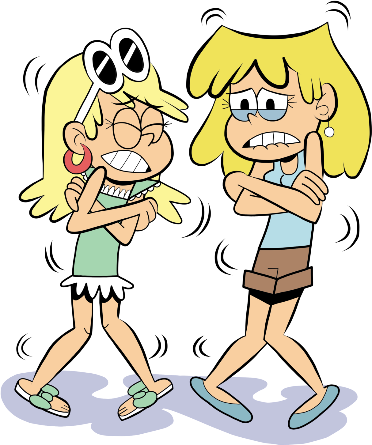 Leni - Two People Clipart Cold - (1280x1547) Png Clipart Download