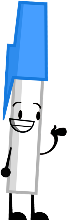 Pen Pose - Battle For Dream Island Pen - (264x741) Png Clipart Download