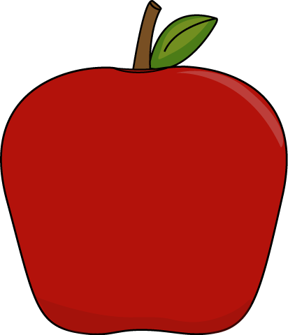 Big Apple - Apple Mycutegraphics - (412x480) Png Clipart Download