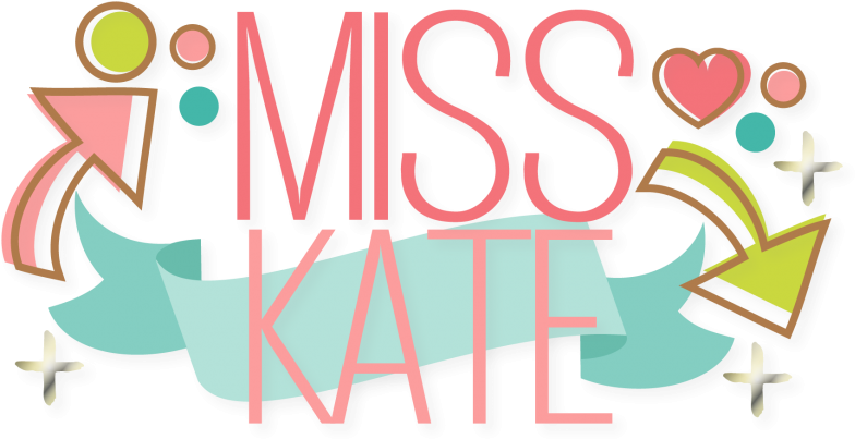 Flying Clipart Miss A - Miss Kate Cuttables Logo - (800x416) Png ...