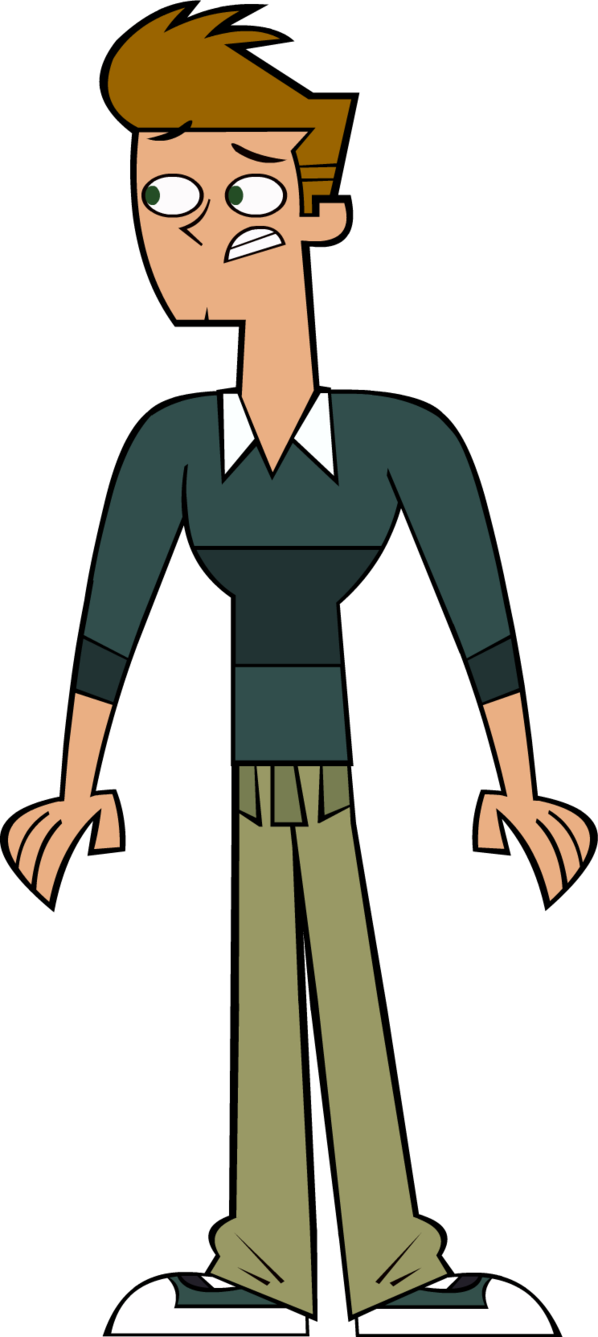 Total Drama Vector - Total Drama Topher - (598x1337) Png Clipart Download
